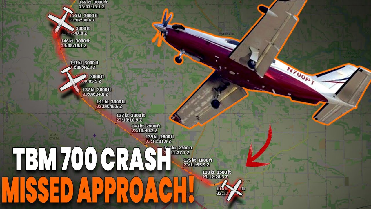 TBM 700 CRASH in Wisconsin Fog - What REALLY Happened on N700PT? - YouTube