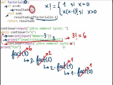 [Python] Factorial Recursivo - YouTube