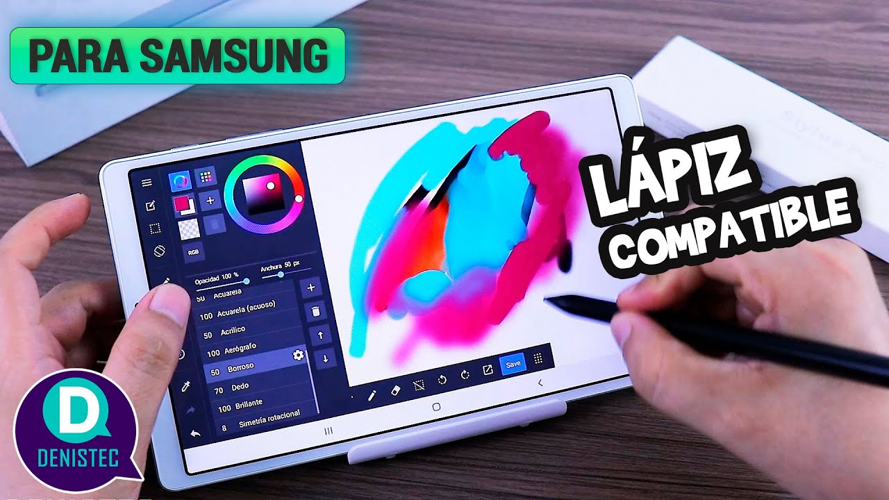 LAPIZ compatible PARA SAMSUNG TAB A7 Y A7 LITE - YouTube
