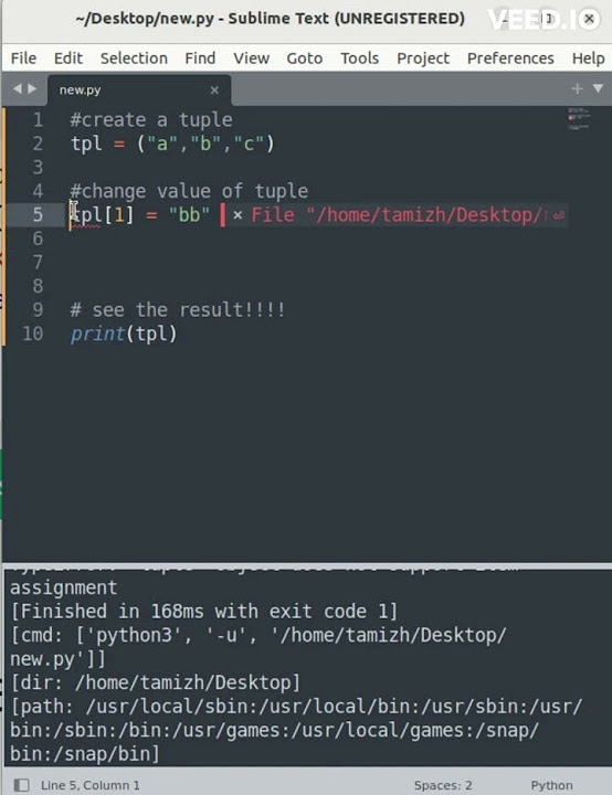 Update A Value In Tuple Shorts Pythonprogramming Python Pythonforbeginners
