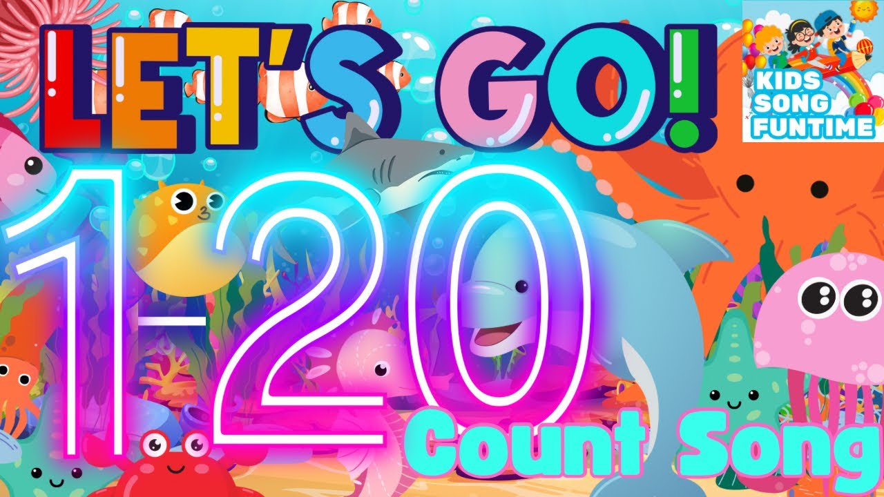 Counting Song for Preschool kids|Count 1-20 Kids Song|Underwater ...