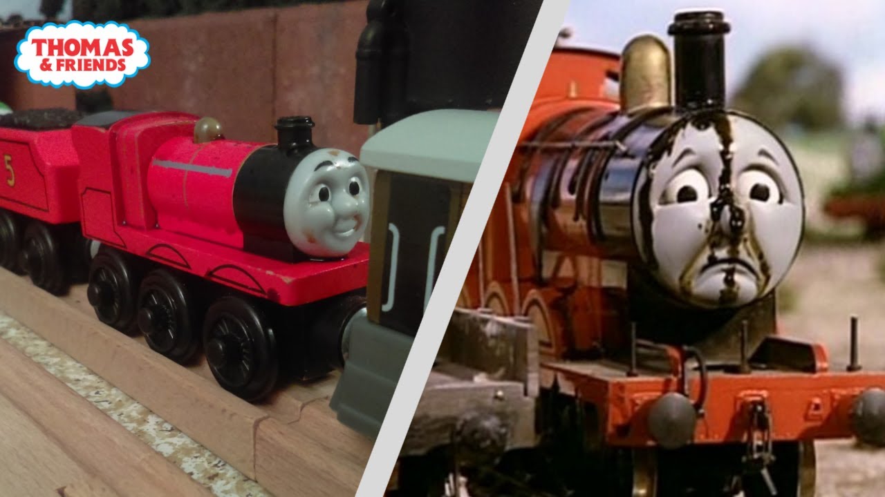 Bringing James Back | James in a Mess | Thomas & Friends Clip ...