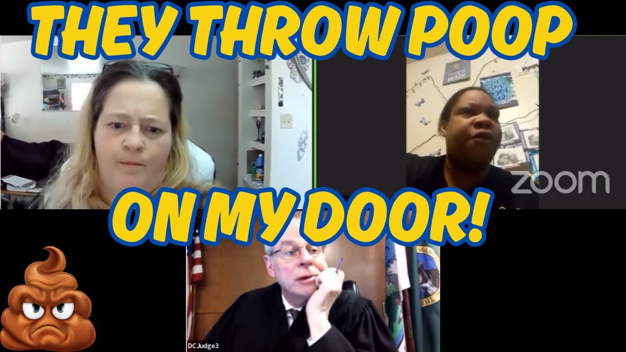Judge Her Kids Throw POOP On My Door! Part 2 - YouTube