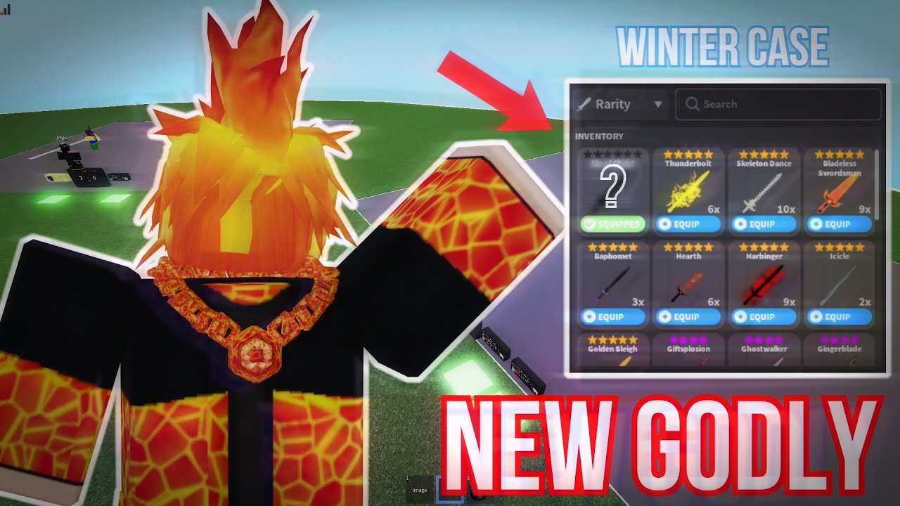 NEW Winter Case GODLY Sword (Custom Duels) - YouTube