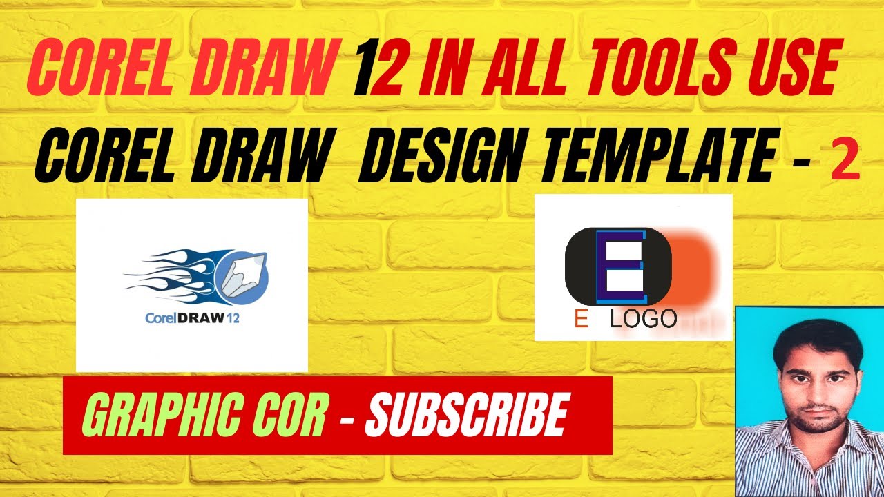 COREL DRAW 12 ALL TOOLS USE DESIGN TEMPLATE PART-2 #GRAPHICCOR - YouTube
