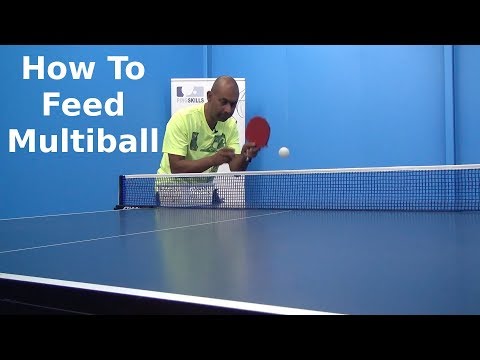 How To Feed Multiball | Table Tennis | PingSkills