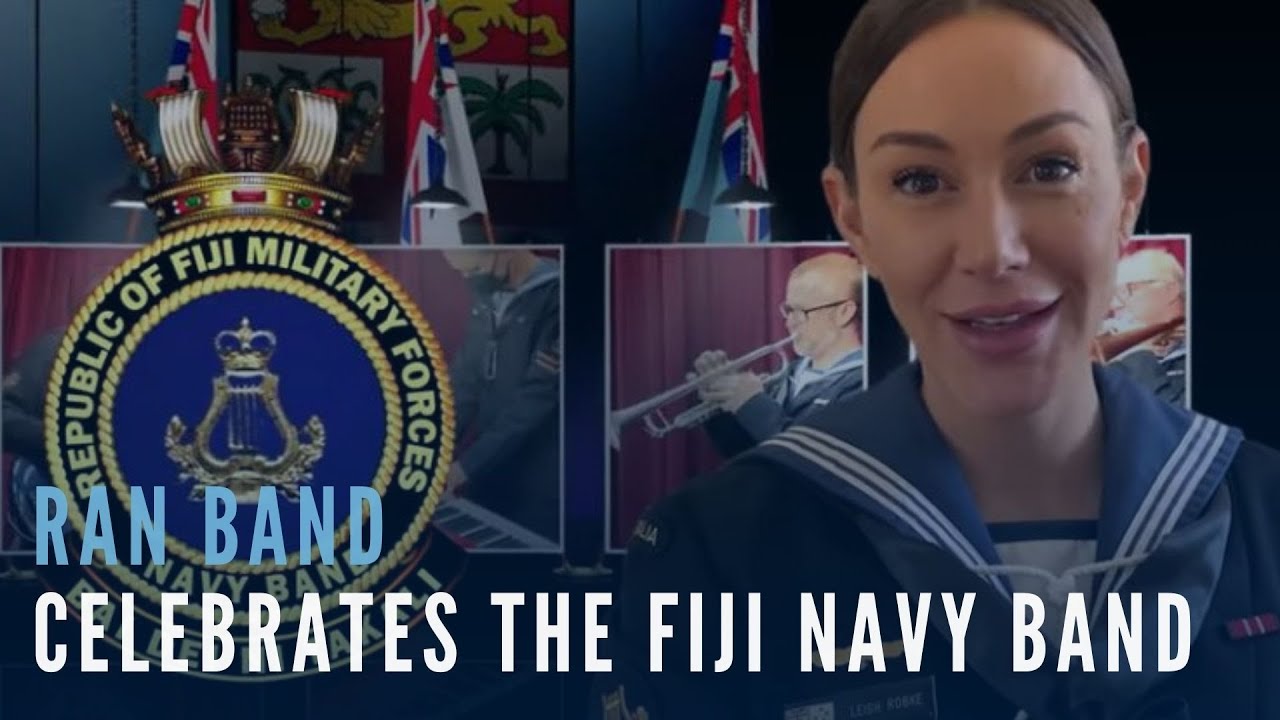 RAN Band celebrates the Republic of Fiji Navy Band's anniversary - YouTube