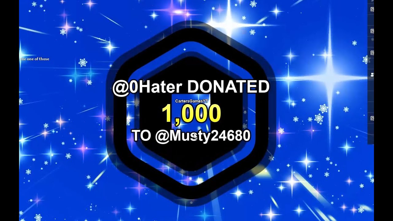 I GOT DONATED 1K ROBUX!! - YouTube