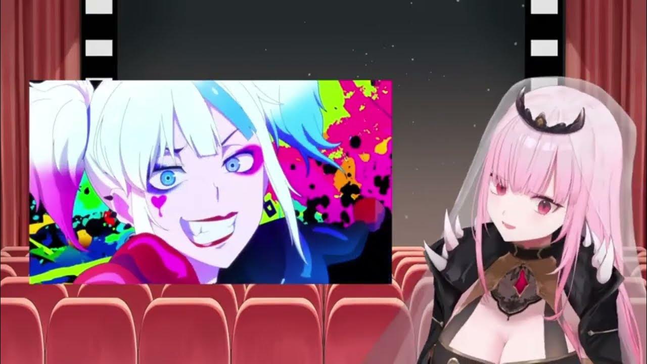 Mori Calliope reacts to her Suicide Squad ISEKAI ending theme song "Go-Getters" - YouTube