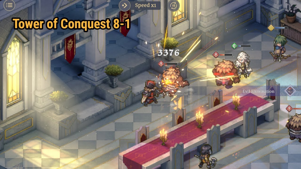 Sword of Convallaria | Tower of Conquest 8-1 Clear | Alexei Stinger ...