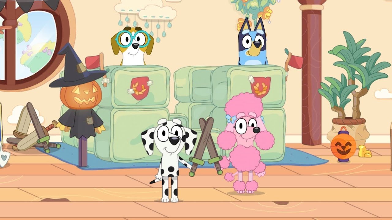Bluey: Halloween's Dueling Battle Practice 05 - YouTube