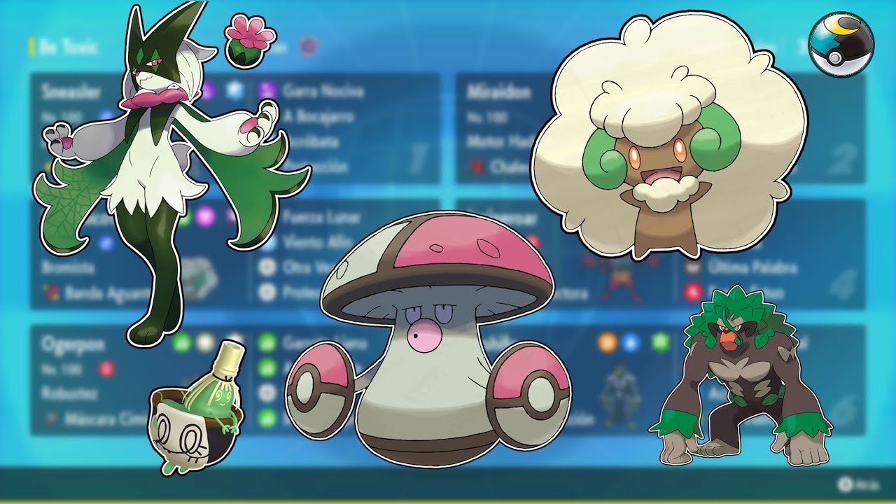 Los MEJORES Tipo PLANTA en Pokemon VGC Reg H - YouTube