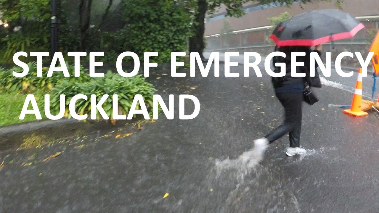 4K | State of emergency Auckland | Storm | Flooding | Auckland Weather ...