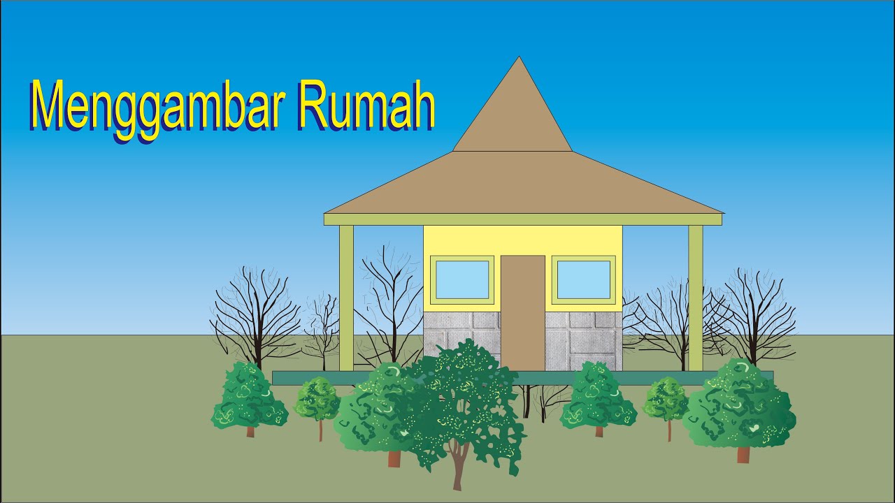 Tutorial 6 : Menggambar Rumah dengan CorelDRAW - YouTube
