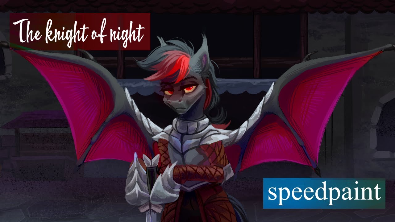 The knight of night | MLP | SPEEDPAINT - YouTube
