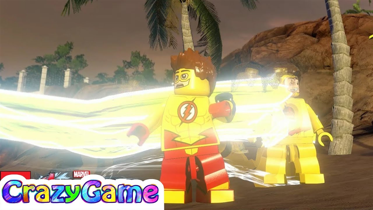 Lego Kid Flash vs Reverse Flash Free Roam - #Lego MARVEL's Avengers MOD ...