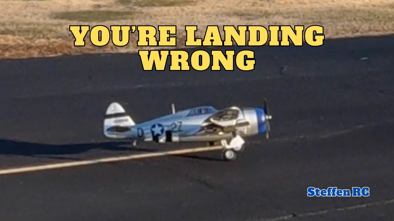 How to land RC Plane like a pro - YouTube