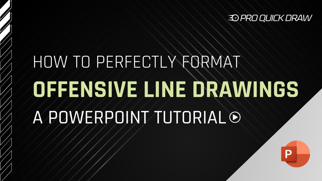How to Create a Perfectly Formatted O-Line in PowerPoint | Football ...
