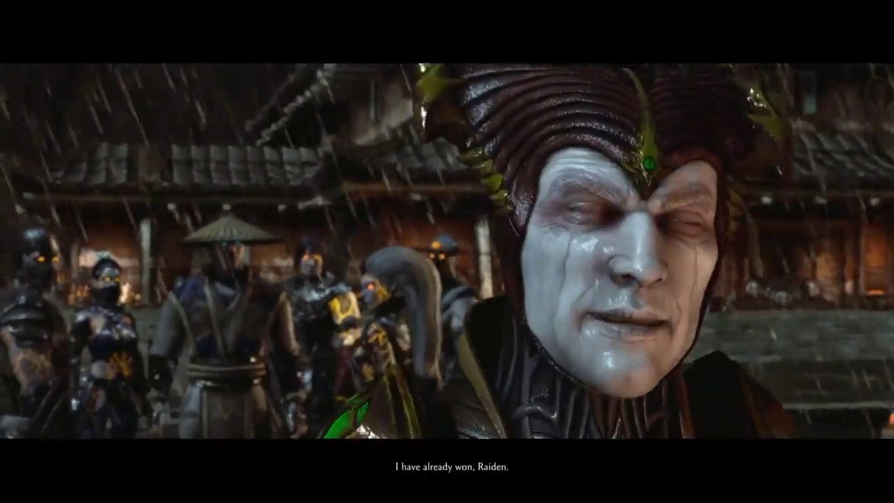 Final battle against the elder god shinnok (MKX STORY #4 ending ) - YouTube