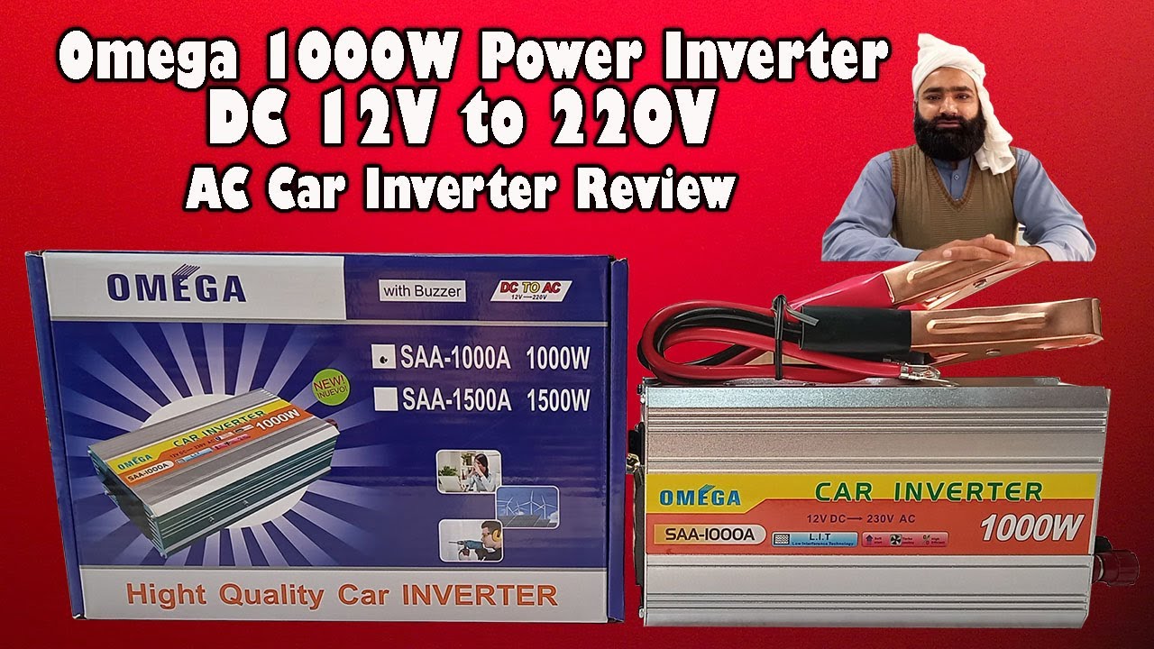 Omega 1000W Power Inverter DC 12V to 220V AC Car Inverter Review | Urdu ...