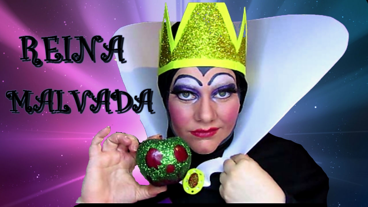 Reina Malvada Blancanieves + maquillaje facil + halloween - YouTube