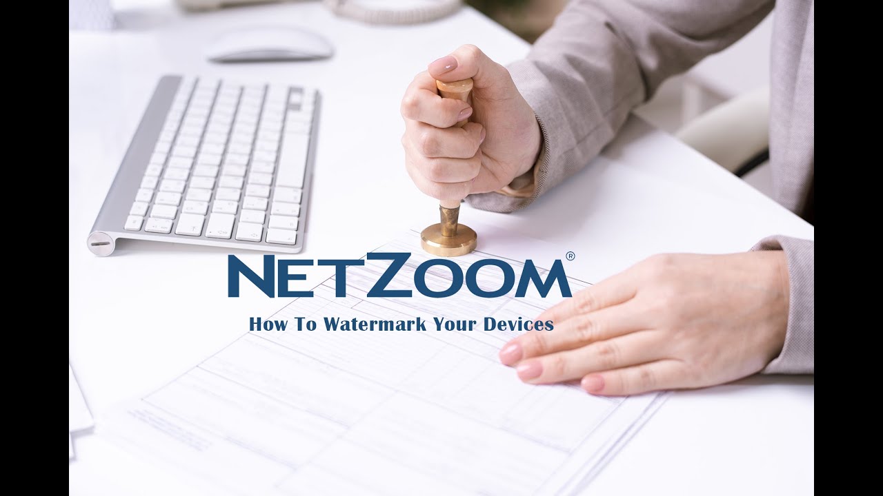 Watermark your devices in NETZOOM DCIM Software for fast and easy identification - YouTube