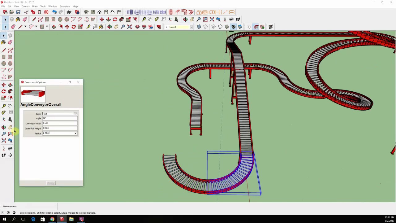 Build a 3D Conveyor System with Sketchup Quickly! - YouTube