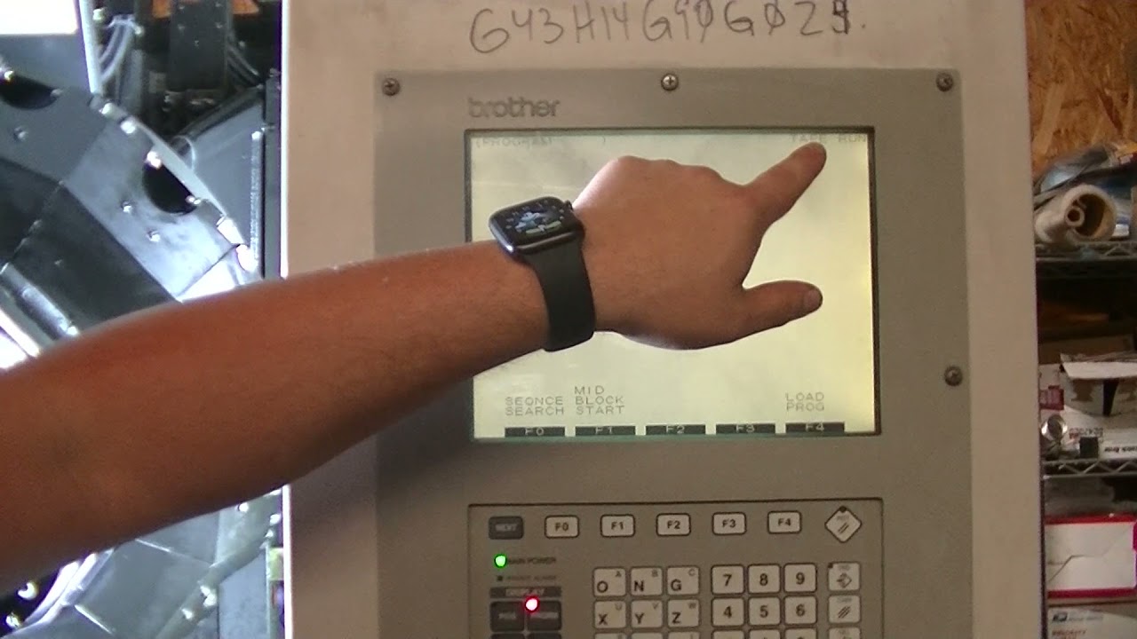 Brother A00 Control - Drip Feeding G-Code - YouTube