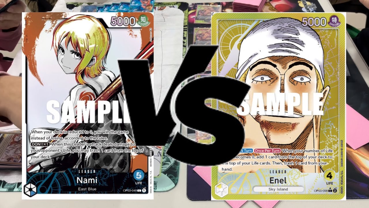 OP8.5 B Nami vs Y Enel R5 | One Piece TCG Gameplay - YouTube