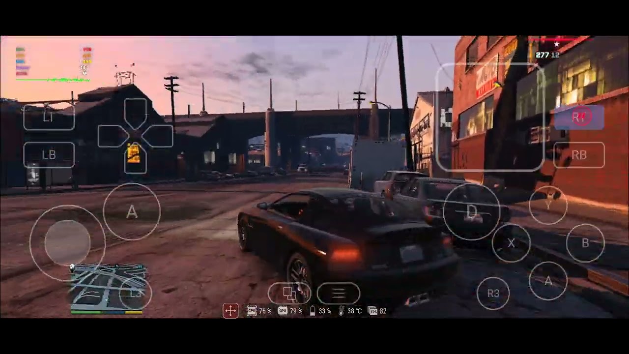 Grand Theft Auto 5 - Stealing the heist van [Android GameHub] - YouTube