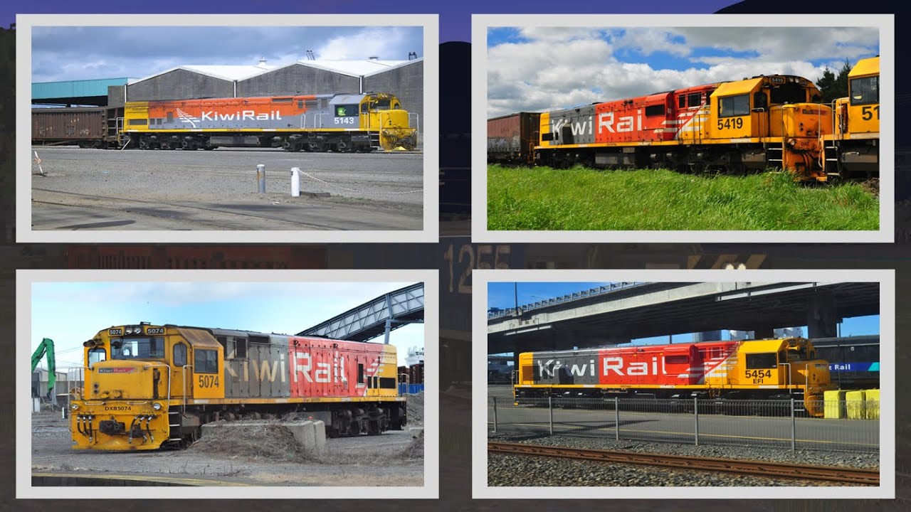 DX Locomotives in Action ~ w/ impressive GE 7FDL-12 engine sounds - YouTube