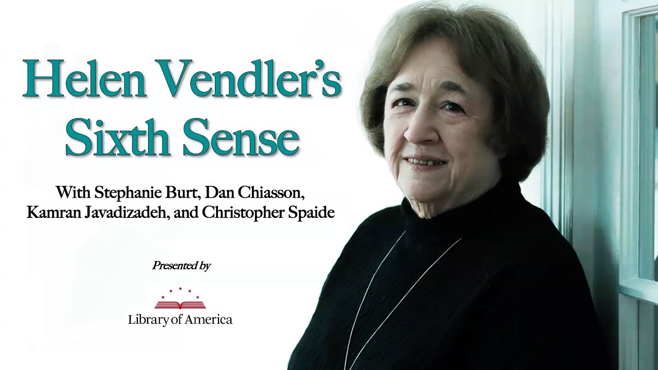 Helen Vendler’s Sixth Sense - YouTube