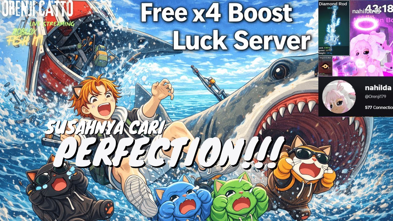 [𝟗/𝟎𝟏/𝟐𝟎𝟐𝟔]🎣🐋𝐅𝐫𝐞𝐞 𝐱𝟒 𝐁𝐎𝐎𝐒𝐓 𝐋𝐔𝐂𝐊 𝐬𝐞𝐫𝐯𝐞𝐫, 𝐌𝐄𝐆𝐀𝐋𝐎𝐃𝐎𝐍 𝐝𝐞𝐧𝐠𝐚𝐧 𝐦𝐮𝐭𝐚𝐬𝐢 𝐅𝐄𝐒𝐓𝐈𝐕𝐄 ...