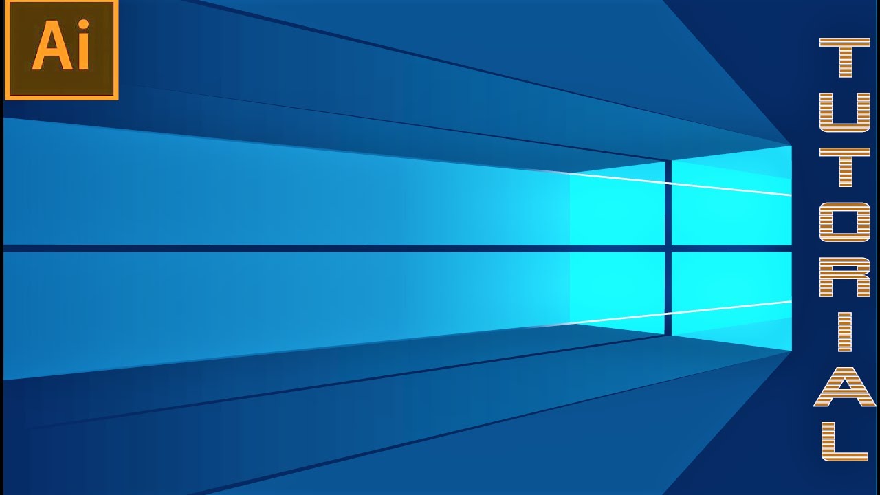 Windows Logo Adobe Illustrator Tutorial 2019 - YouTube