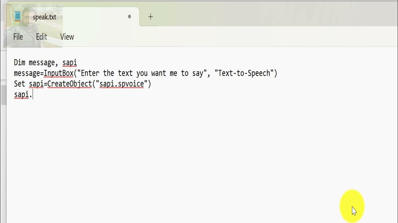 Text to Speech Application - YouTube