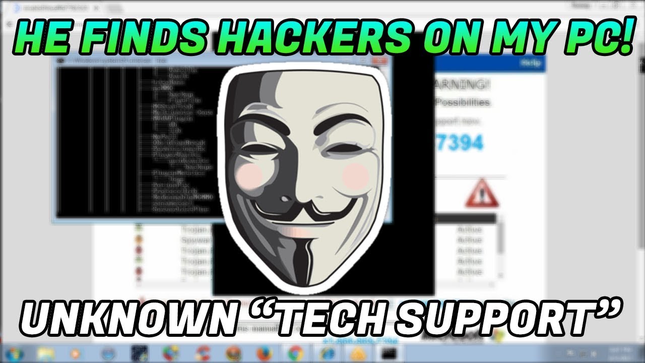 Scammer finds hackers on my PC! - YouTube
