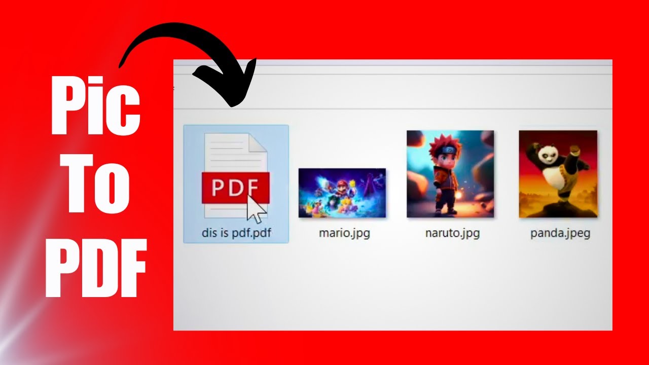 How To Convert Any Images Or Pictures To PDF In Windows 11 - YouTube