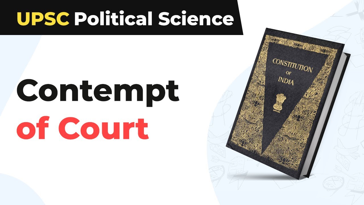 Contempt of Court | UPSC Political Science - YouTube