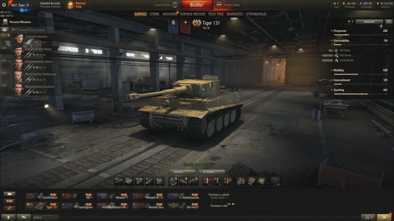 World of Tanks CZ (213.díl) - Tiger 131 - YouTube