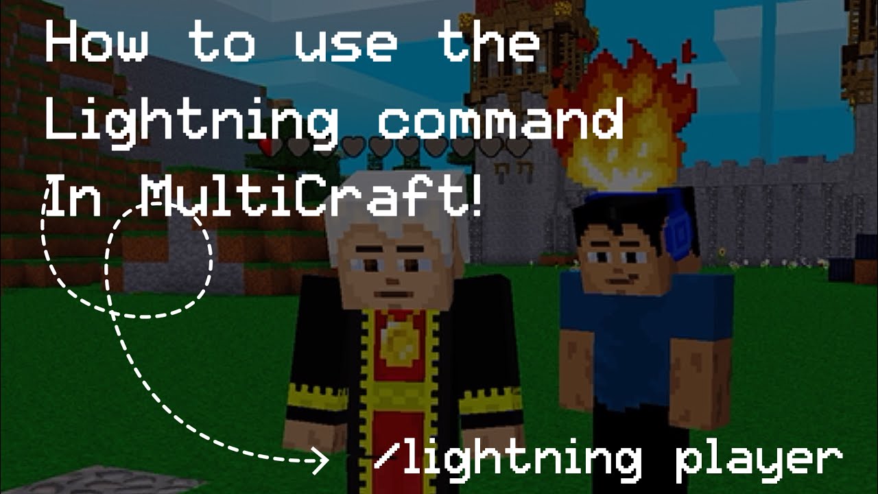 How to use the Lightning command In MultiCraft! - YouTube