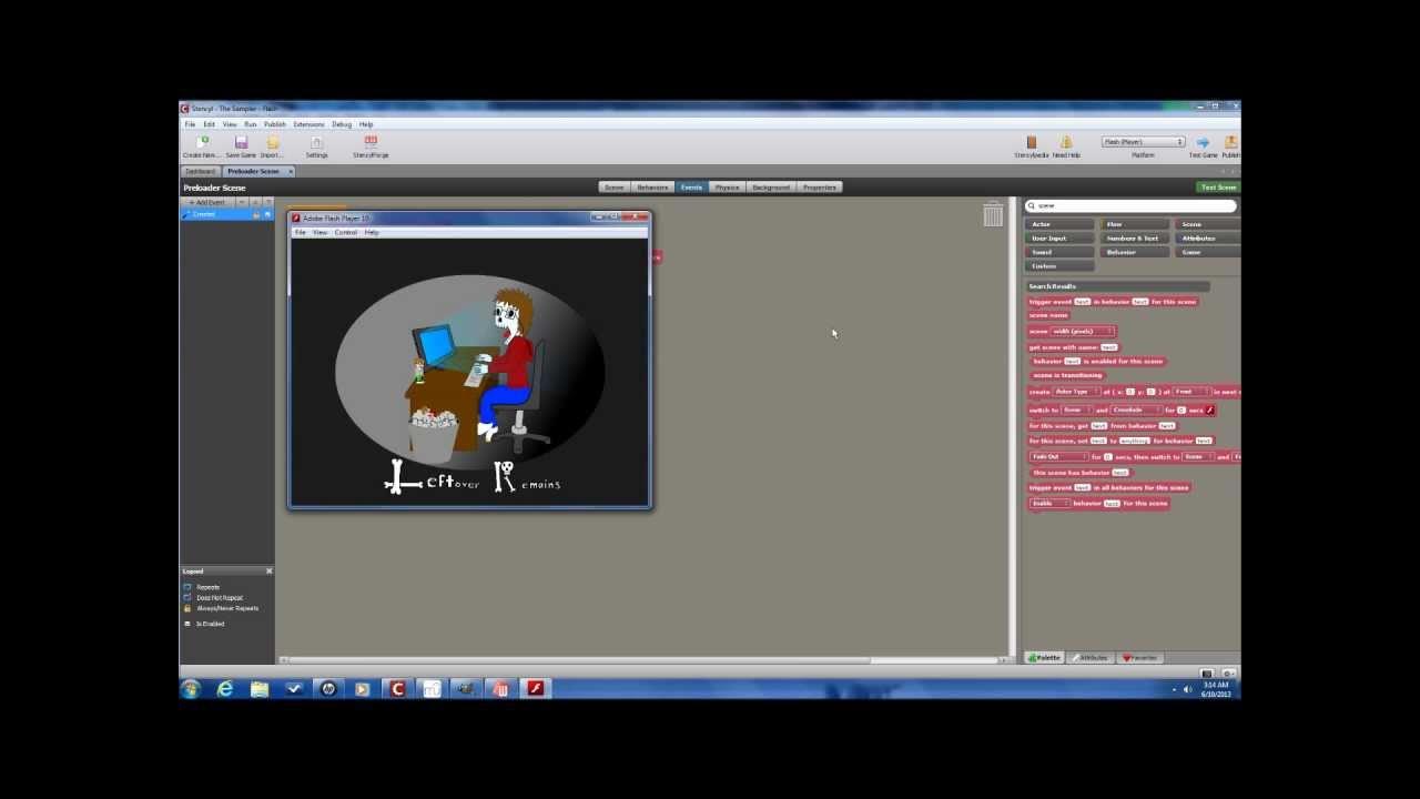 LeftoverRemains Stencyl Tutorial: Getting Started - YouTube