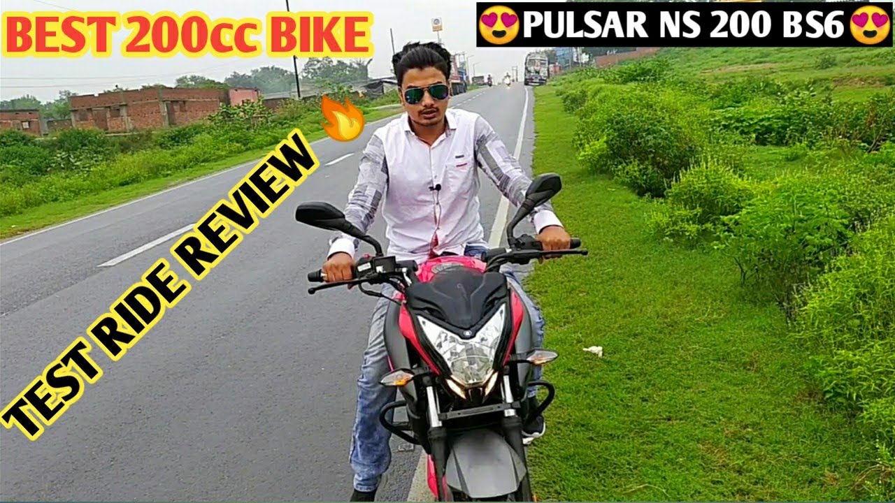 2020 BAJAJ NS 200 BS6 Test Ride Review 🔥😍 || Mileage 🤯 || Top Speed 😃 ...