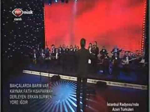 Trt İstanbul radyosu Türk Halk Müziği sanatçıları-Bahçelerde barım var