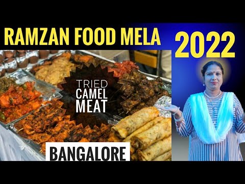😱Tried Camel for 1st Time Ramzan Food Mela at Koramangala/Indian Street ...