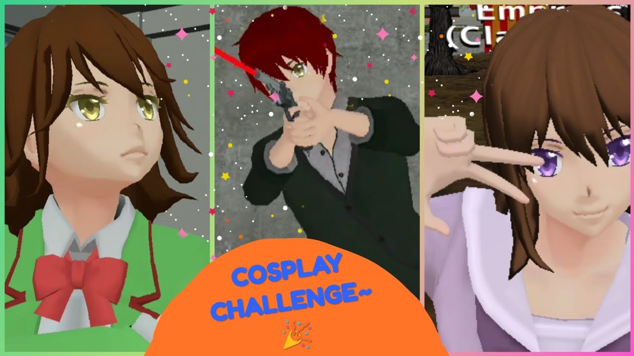 ANIME COSPLAY CHALLENGE! - School Girls Simulator - YouTube