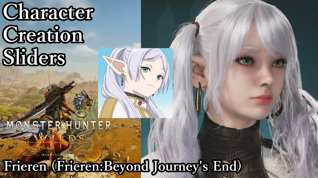 MONSTER HUNTER WILDS Character Creation - Frieren (Frieren:Beyond ...