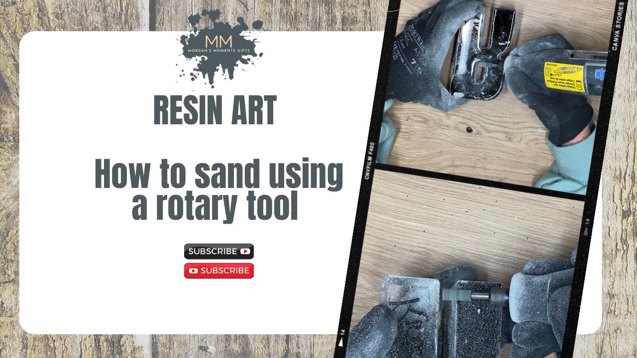 Resin Art - How to sand using a rotary tool and tips - YouTube