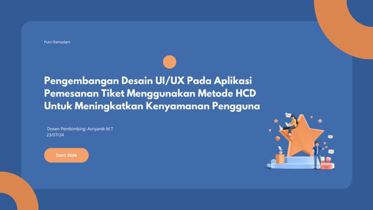 Presentasi UP PENGEMBANGAN DESAIN UI/UX PADA APLIKASI PEMESANAN TIKET ...