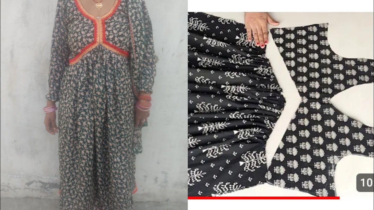 Aliya cut kurti ki cutting 👌and// stitching designer //Aliya style kurt ...