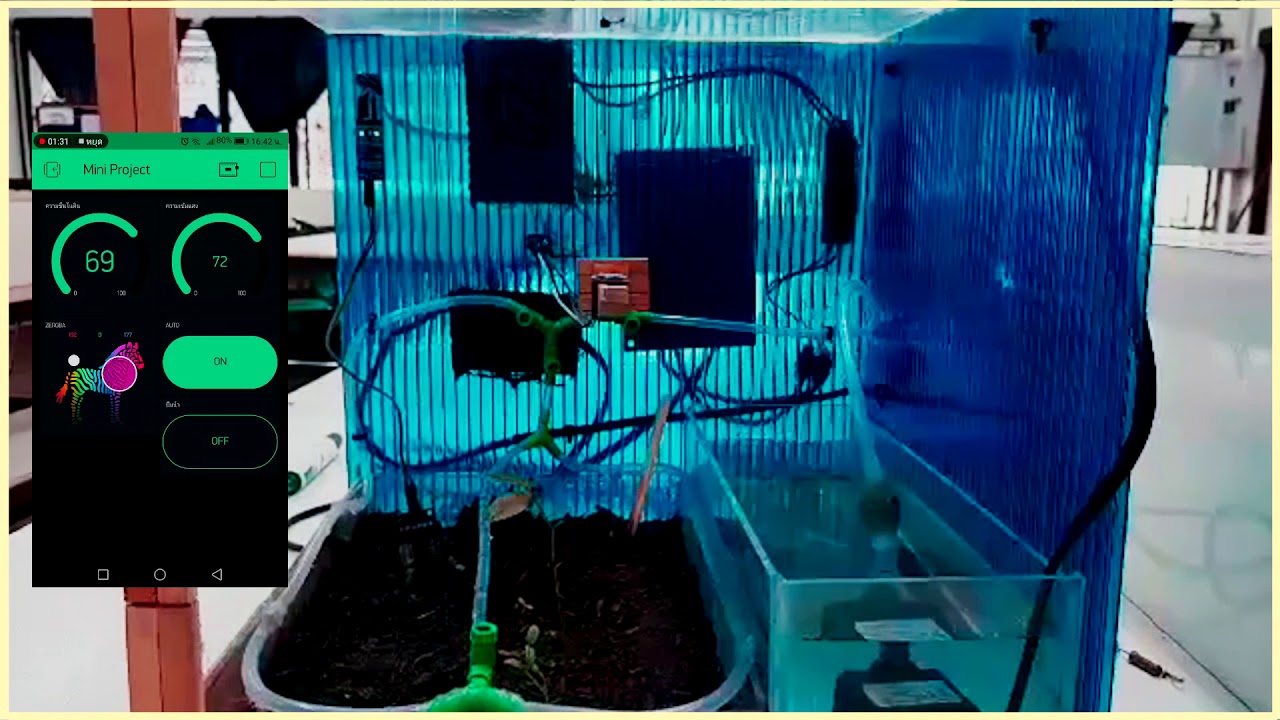 Smart farm by Application Blynk - YouTube